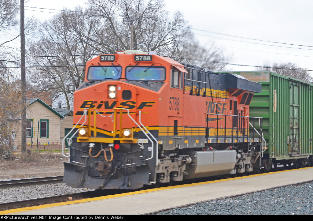 BNSF 5788, CP's River Sub.